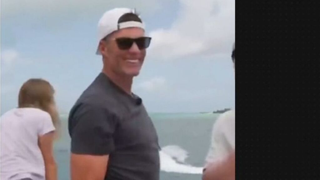 WATCH: Tom Brady Drone Video shows football thrown from yacht in ... WATCH: Tom Brady Drone Video shows football thrown from yacht in ...